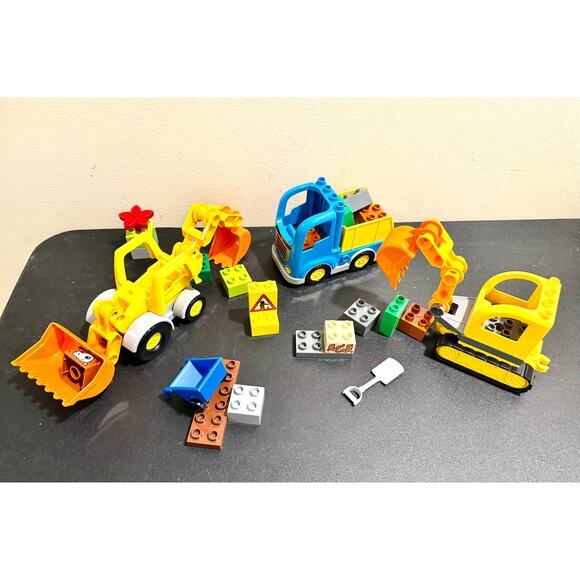 Lego | Toys | Lego Duplo Truck Tracked Excavator 931 Backhoe Loader ...